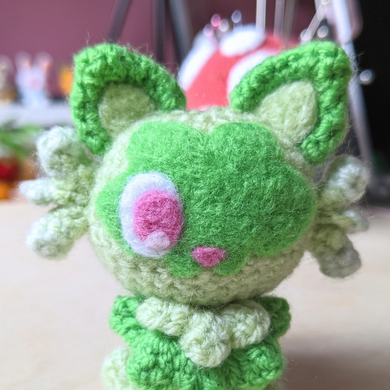 Top tips for needle felting onto crochet projects - TinyClove