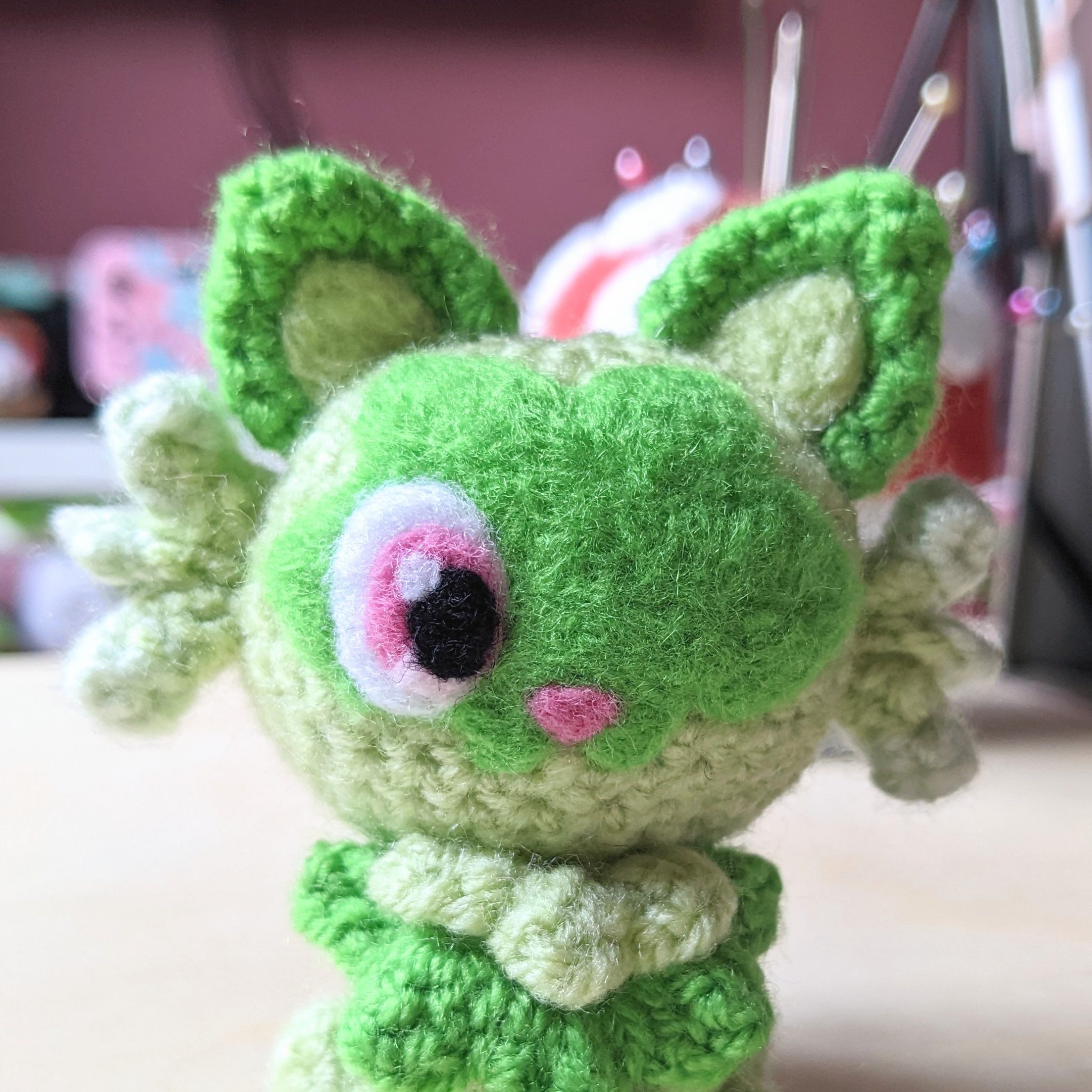 Top tips for needle felting onto crochet projects - TinyClove
